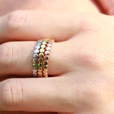 Gold Rush Flat Circle Stacking Ring – Prettyhunter.com
