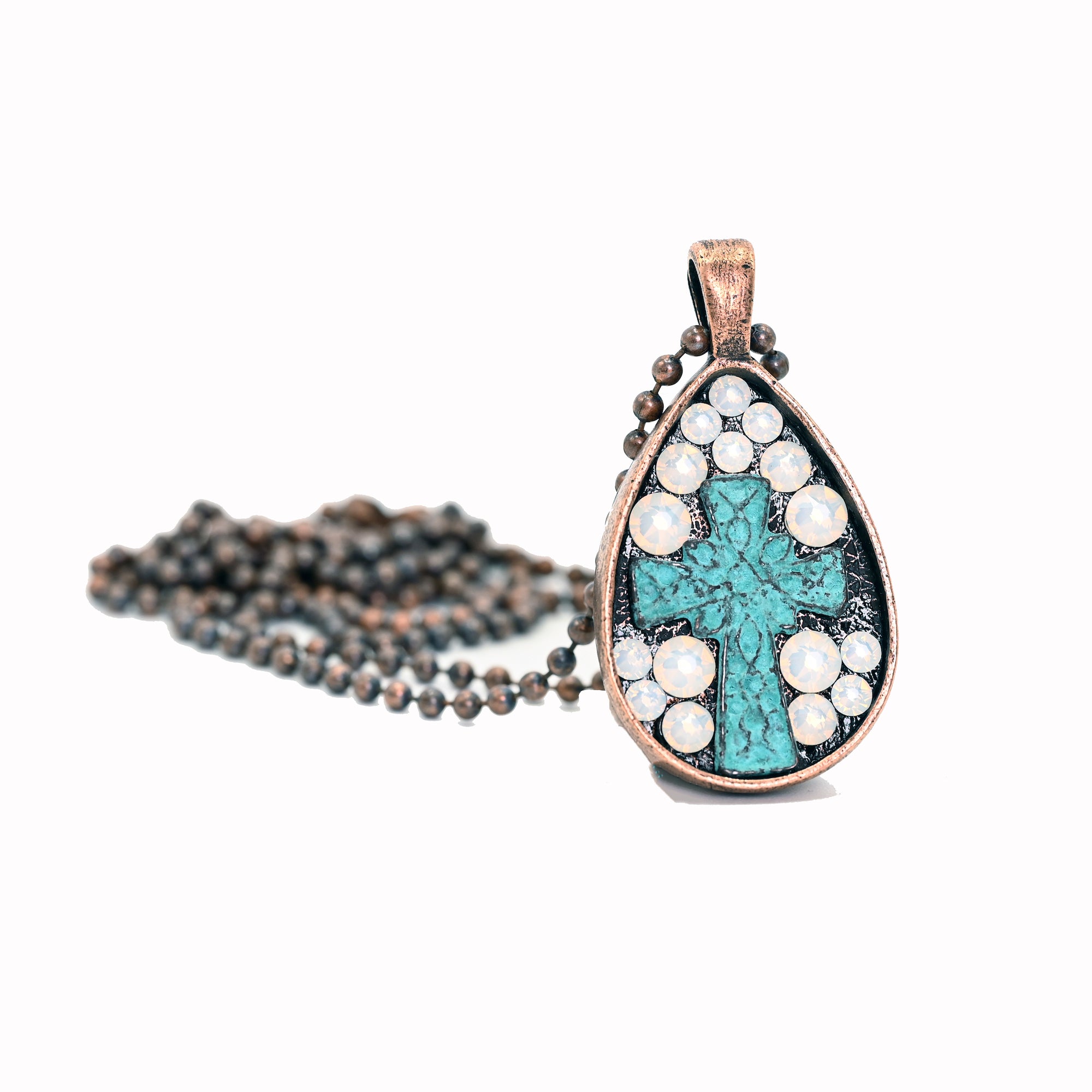 Cross Teardrop Necklace - Pretty Hunter – Prettyhunter.com